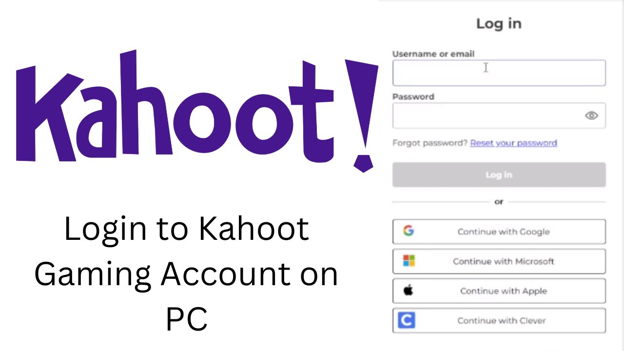 How to Login to Kahoot Account? Kahoot Login Page on PC | Sign In ...