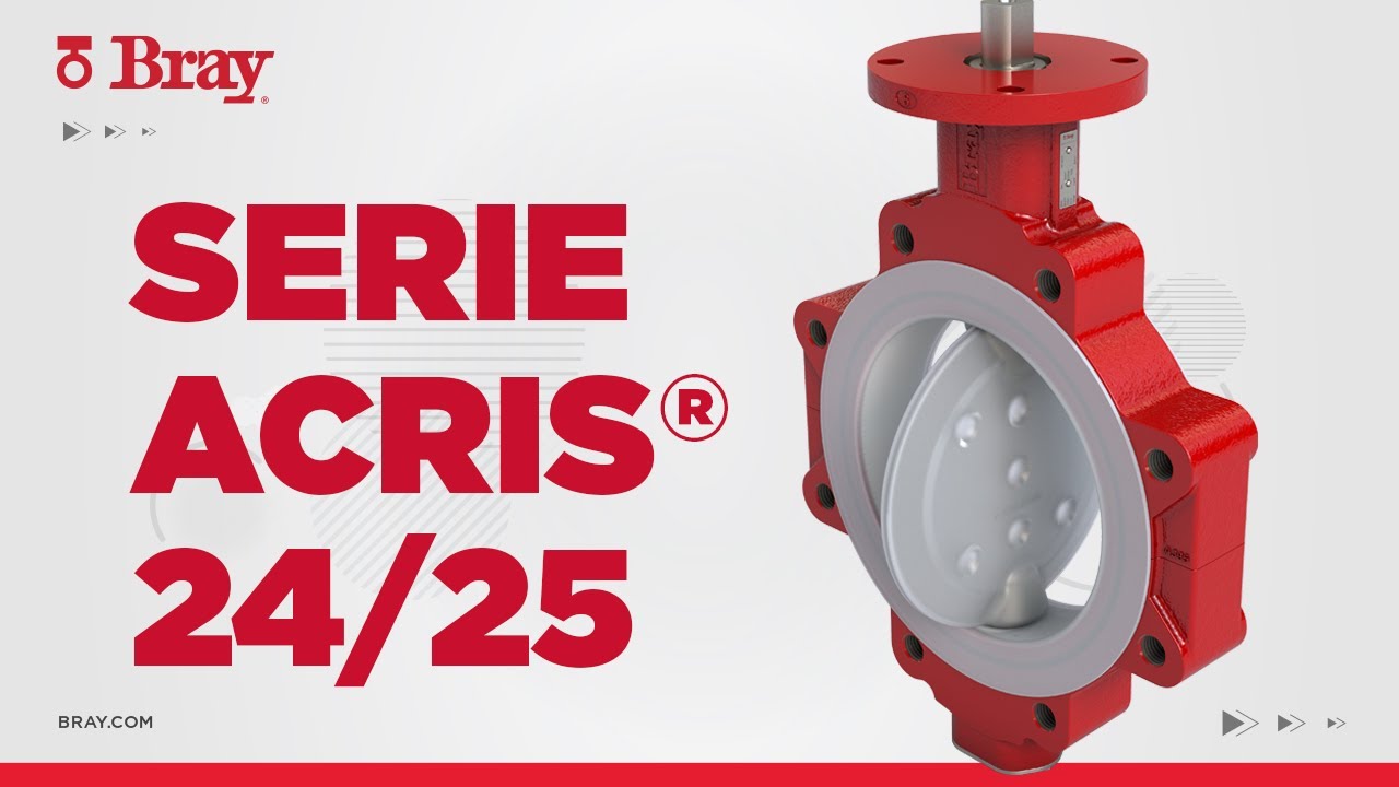 Válvulas Mariposa | Serie Acris® 24/25 | Bray Válvulas Revestida de PFA ...