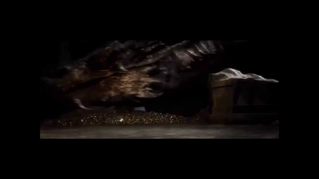 Bilbo/Smaug Scene- Bilbo escapes the dragon - YouTube