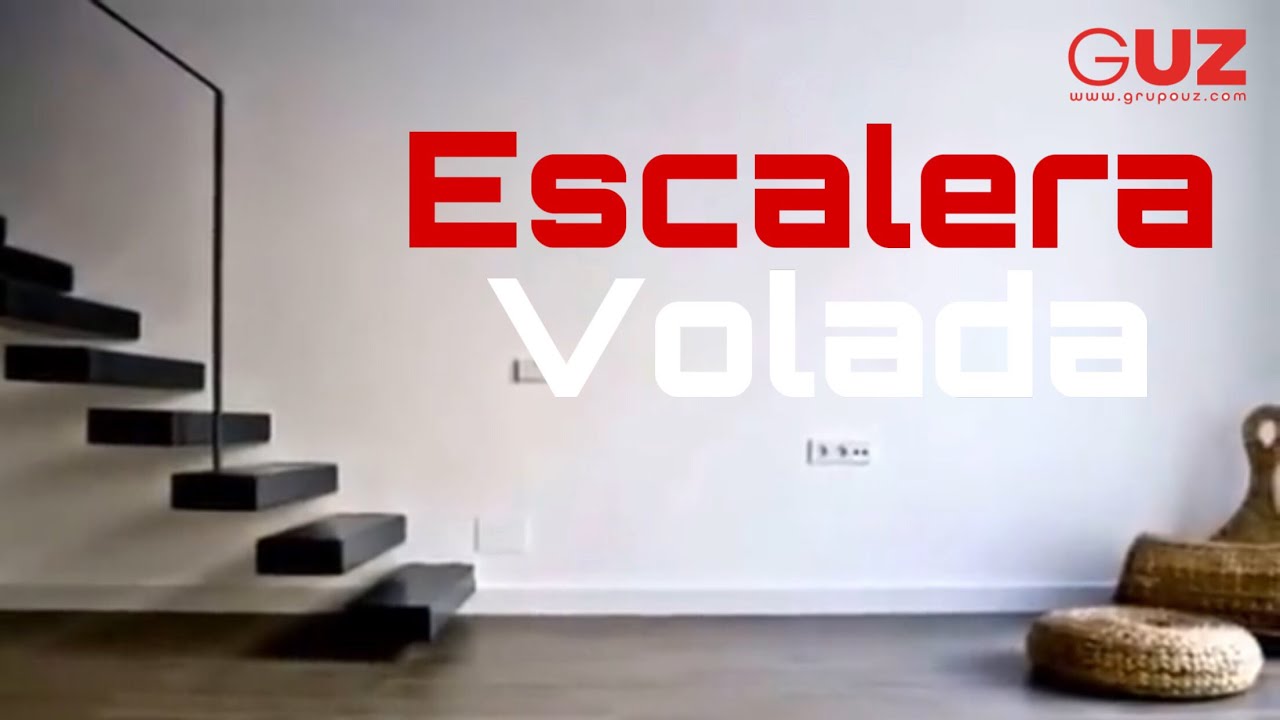 Escalera volada metálica fabricación y acabado. - YouTube