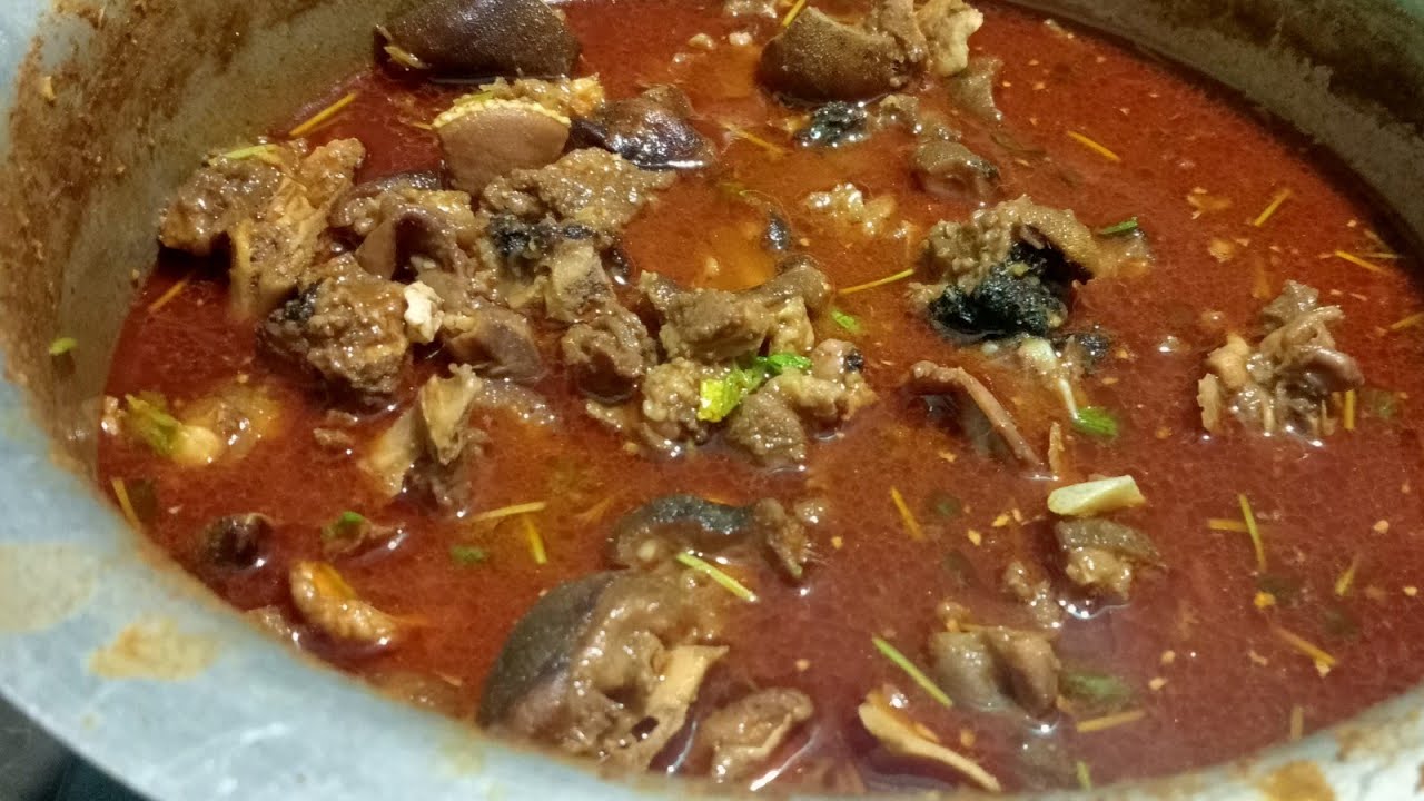 Meka talakaya kura || goat Head curry recipe in telugu - YouTube