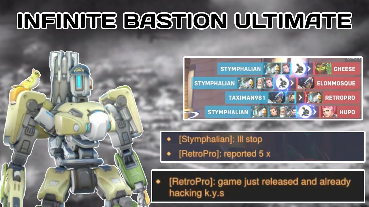 Abusing Infinite Bastion Ult Bug in Quick Play - YouTube