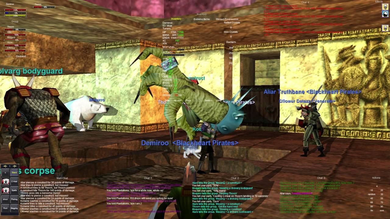 Everquest old school : Part 293 - Hand Room Group - Karnors Castle ...