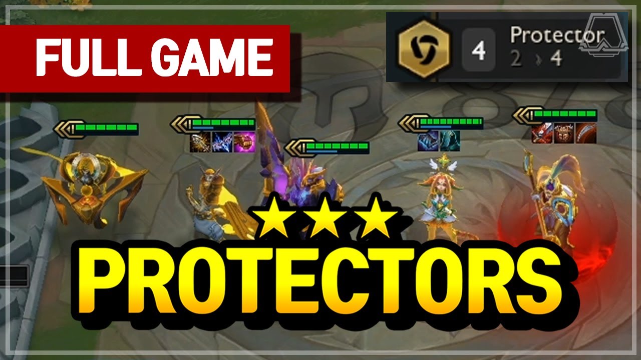 Full 3-star Protectors! (Protector Sniper Comp) - Teamfight Tactics ...