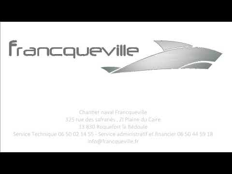 Bateaux Semi rigides francqueville f950-f750 SRHD, bateau de plongée sous marine coque aluminium