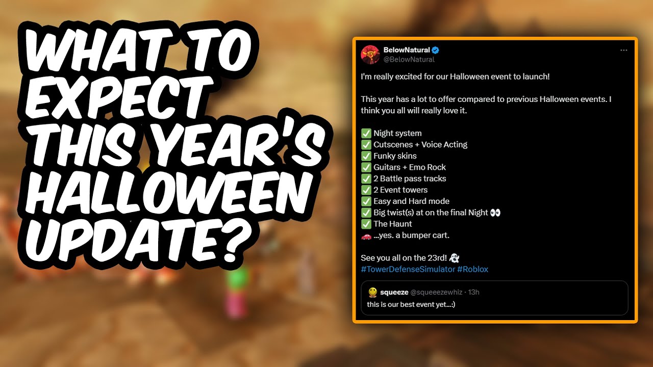 Below Revealed the Halloween Update | TDS - YouTube