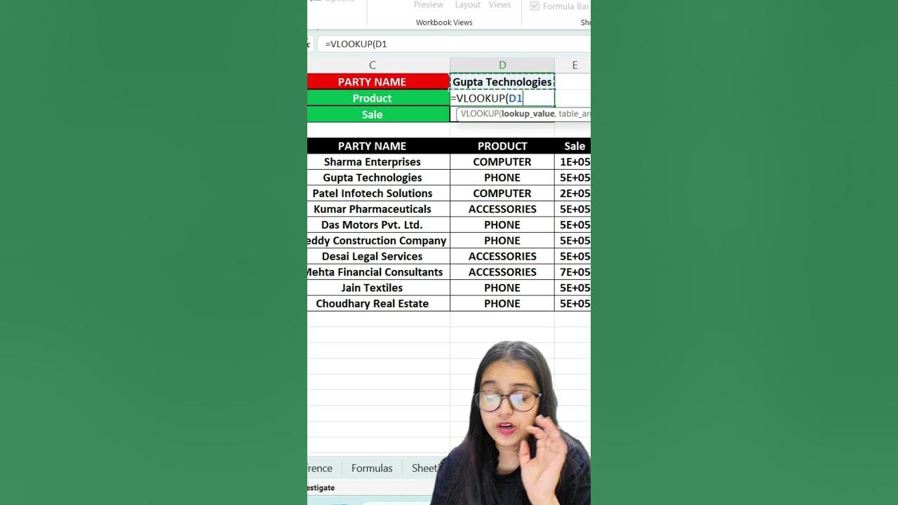 Advance Vlookup In Excel Exceltutorial Excel Excelformula Exceltraining Exceltricksandtips
