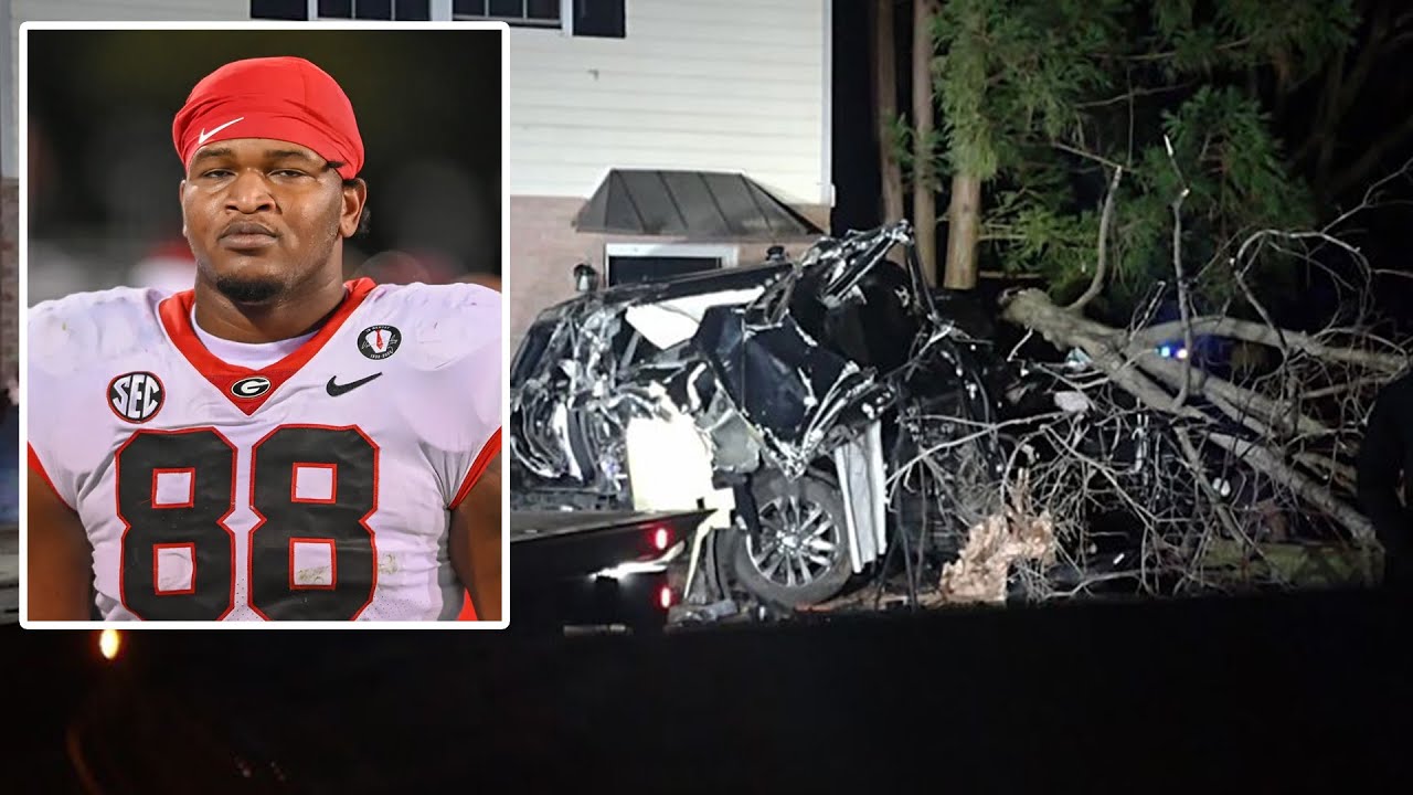 UGA star Jalen Carter present at scene of fatal crash - YouTube
