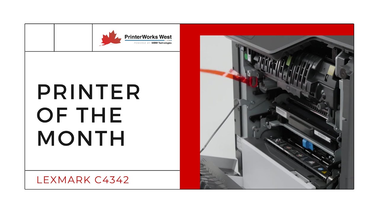 About the Lexmark c4342 Printer - YouTube