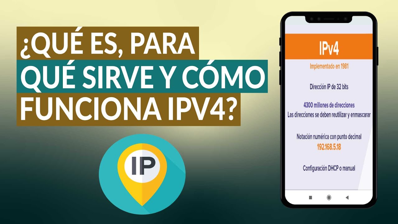 ¿Qué es, para qué sirve y cómo funciona el PROTOCOLO IPV4? - YouTube