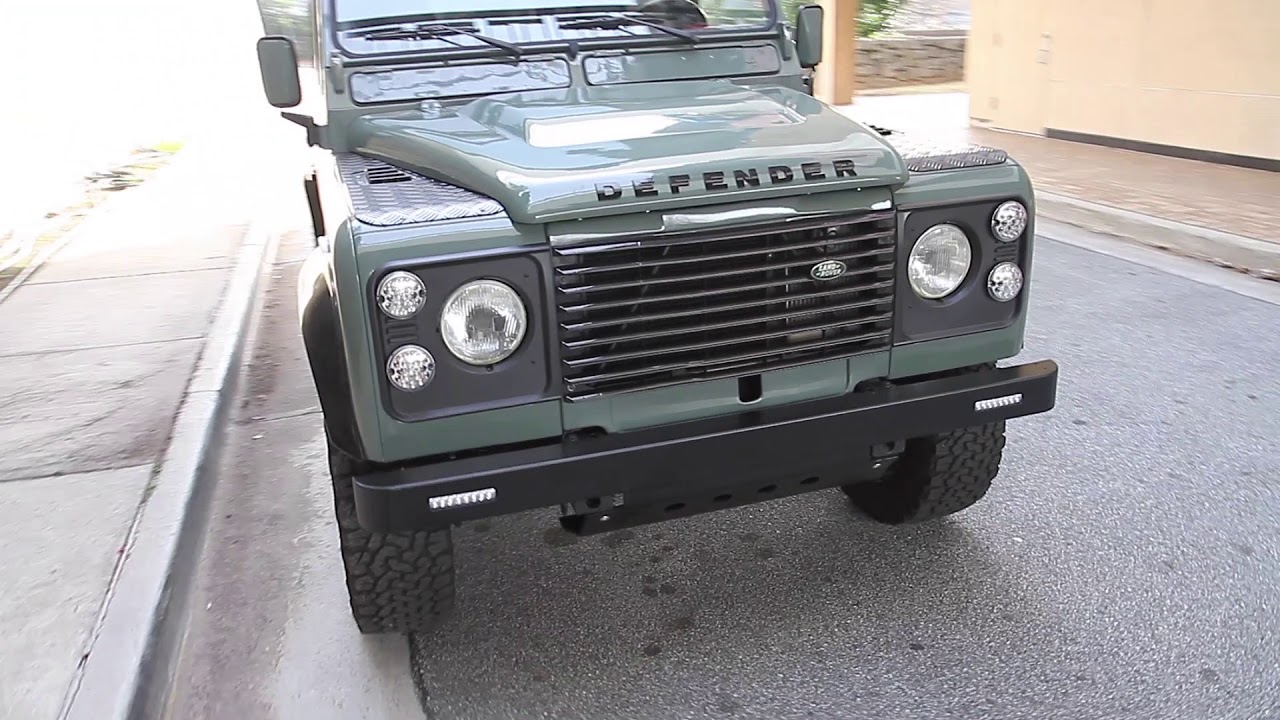 1991 Land Rover Defender 90 Keswick Green for sale HD 1080p - YouTube