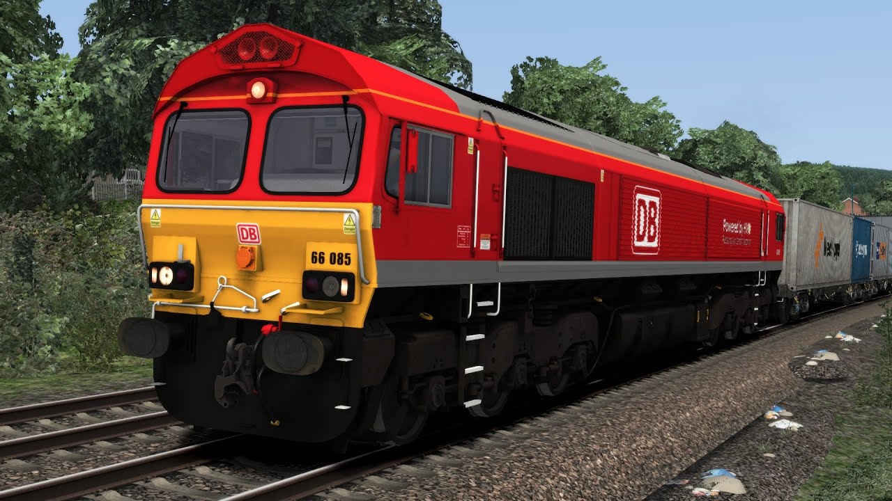 Train Simulator 2021 | Class 66 | DB Powered by HVO | South Wales Main ...