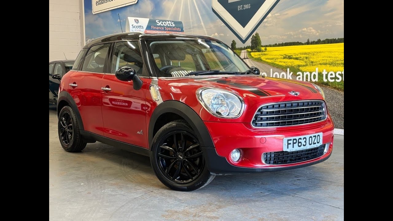 MINI COUNTRYMAN 1.6 Cooper D SUV 5 Door Diesel Manual Red ALL4 - YouTube
