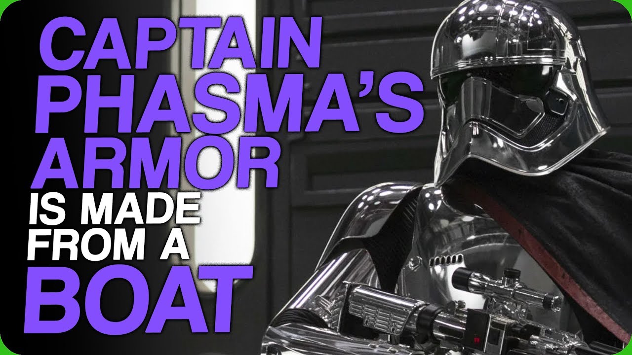 Captain Phasma's Armor Is Made From a Boat (A More Imposing Captain ...