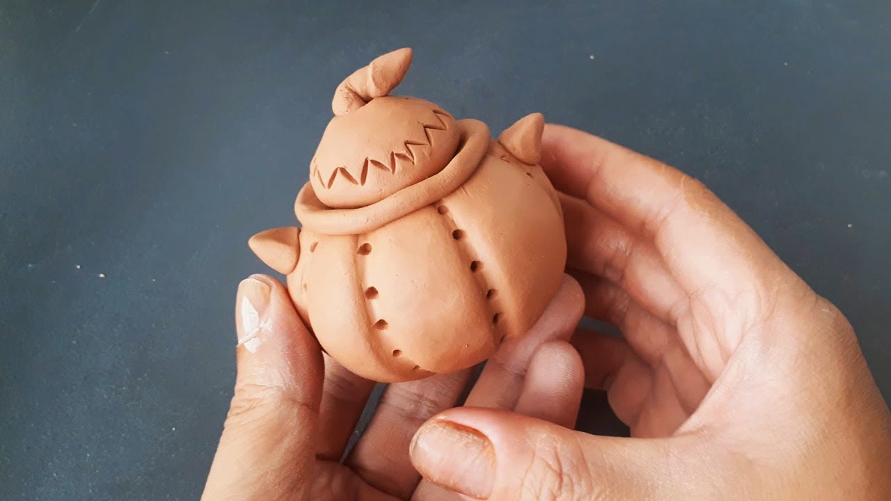 Pottery Artistry Handmade: Making a Little Clay Pot | Handcraft Mini ...
