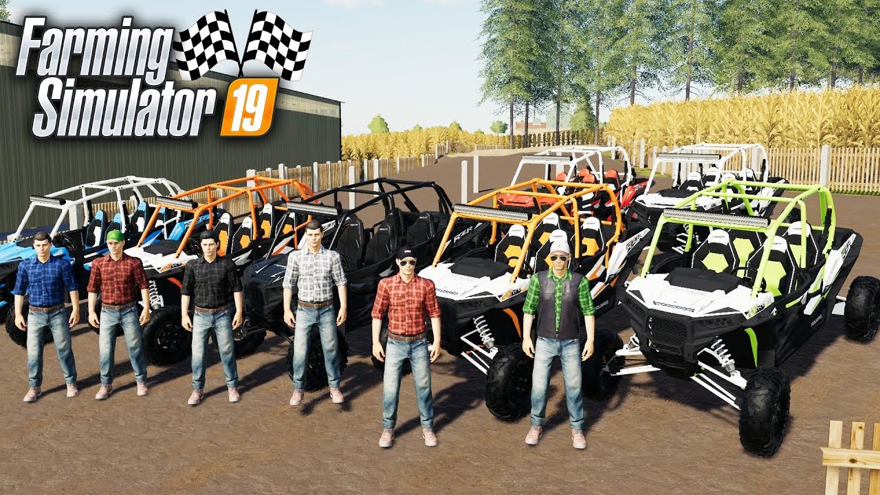 FS19- RACE DAY! RACING RAZORS ON OUR MOTOCROSS TRACK | MULTIPLAYER ...