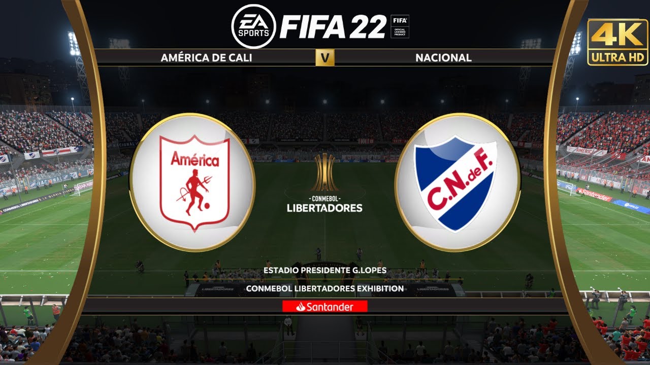 FIFA 22 Next Gen Copa Libertadores // America De Cali Vs Nacional 4k ...