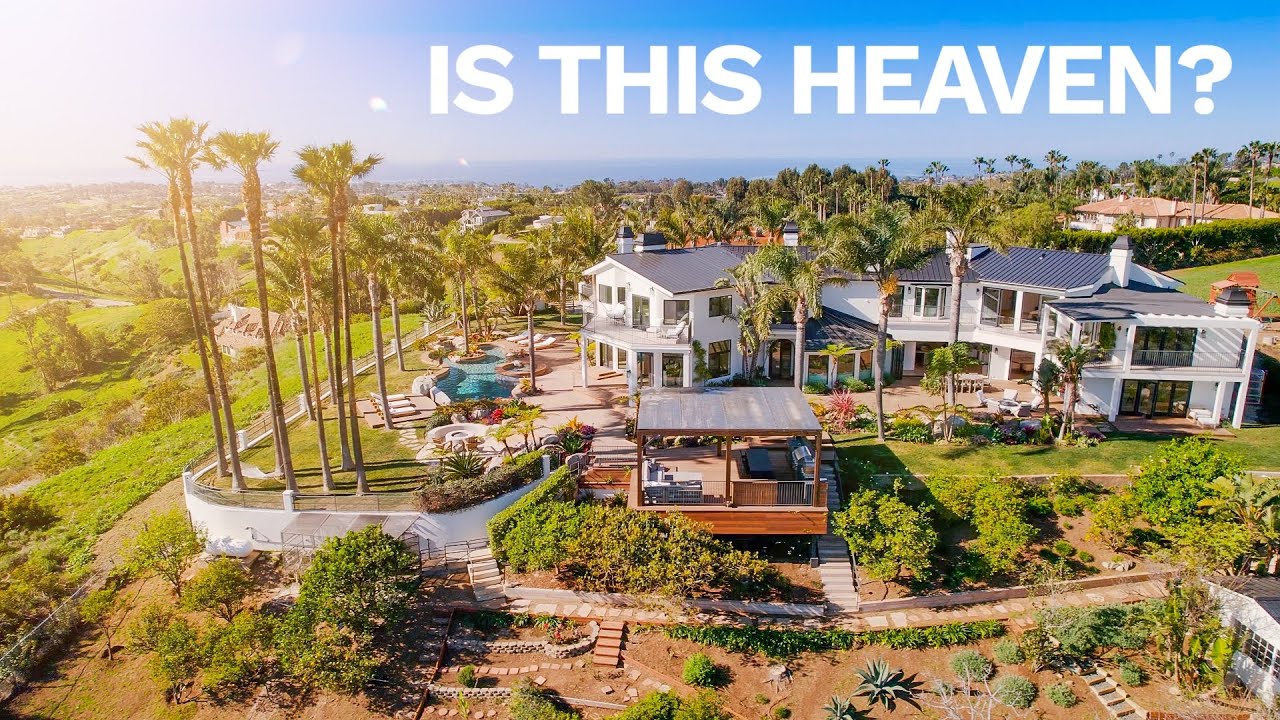BREATHTAKING MALIBU MANSION PARADISE - FEELS LIKE HEAVEN - YouTube