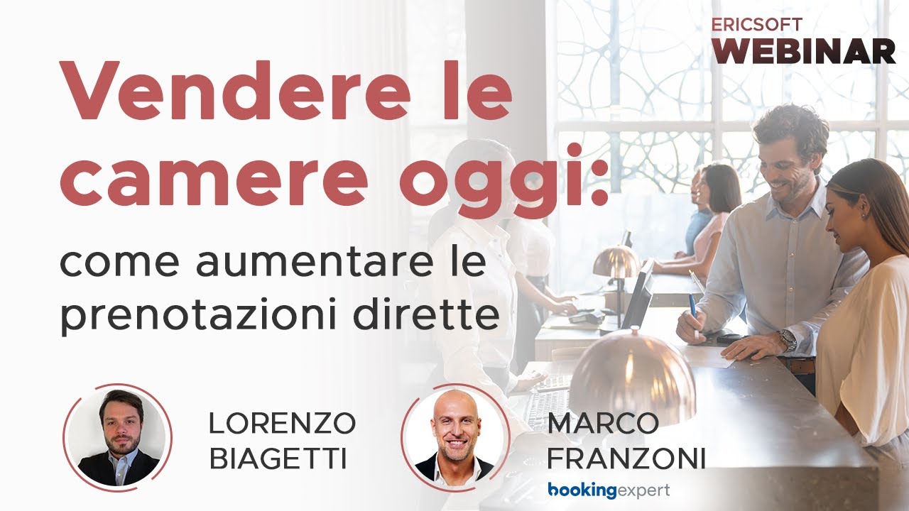 Webinar Ericsoft | Vendita online per hotel le strategie per vendere ...