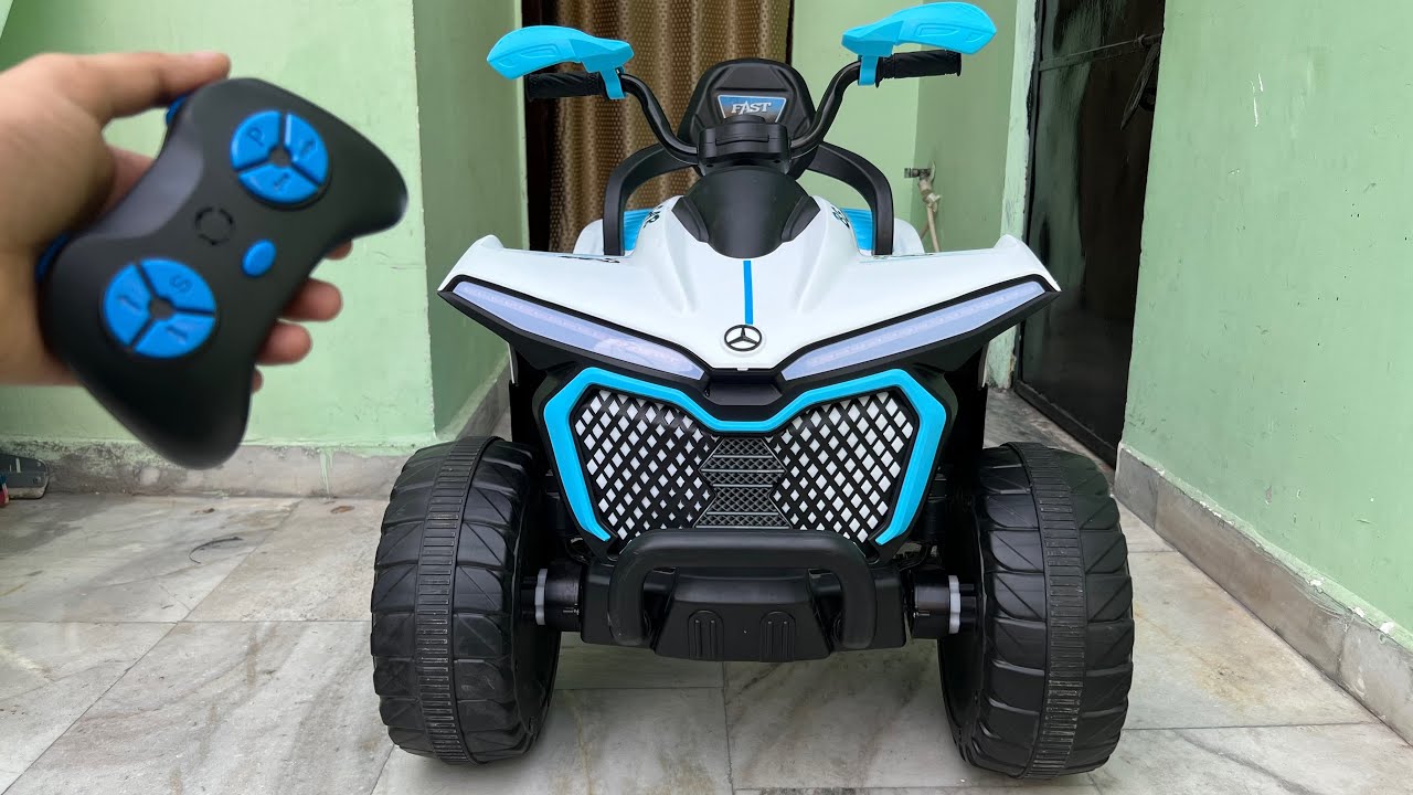 RC ATV Bike Unboxing & Testing | 4x4 & 2.4Ghz Remote Control Ride on ...