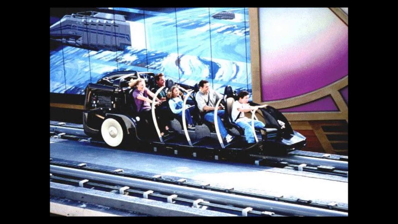 Disneyland Tomorrowland Rocket Rods - YouTube