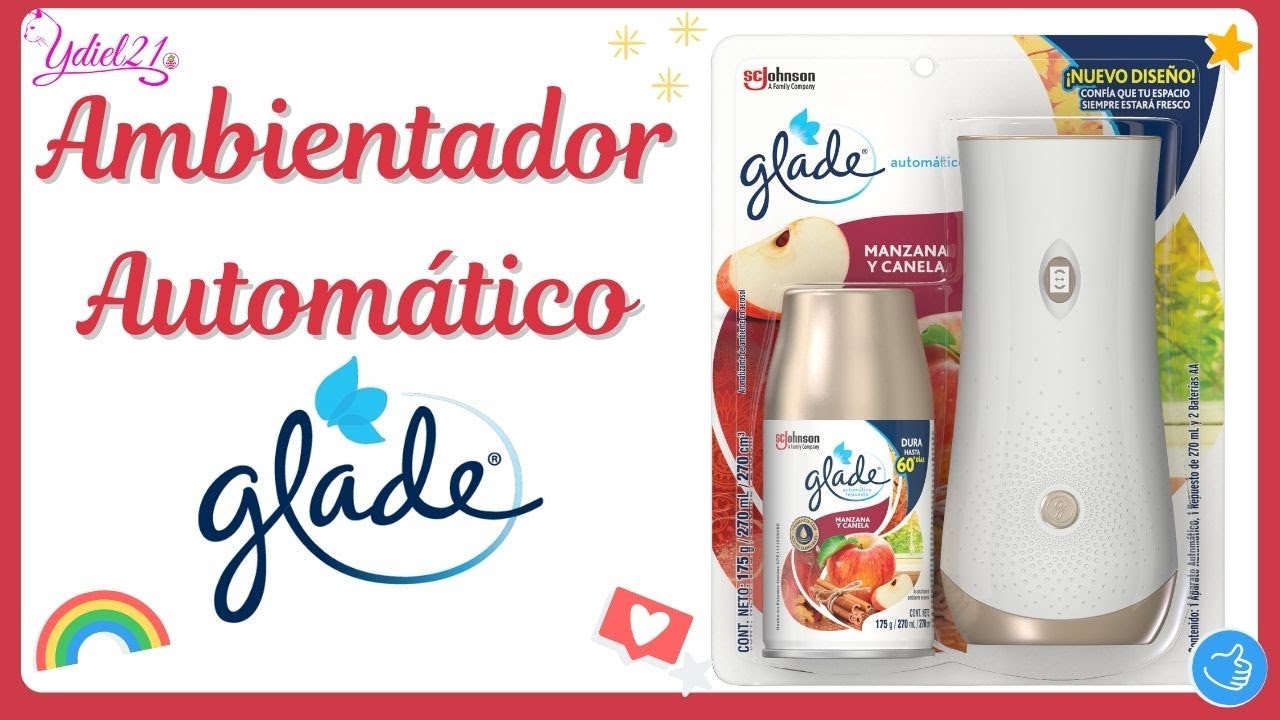 Ambientador automático glade 🍎🍋 - YouTube
