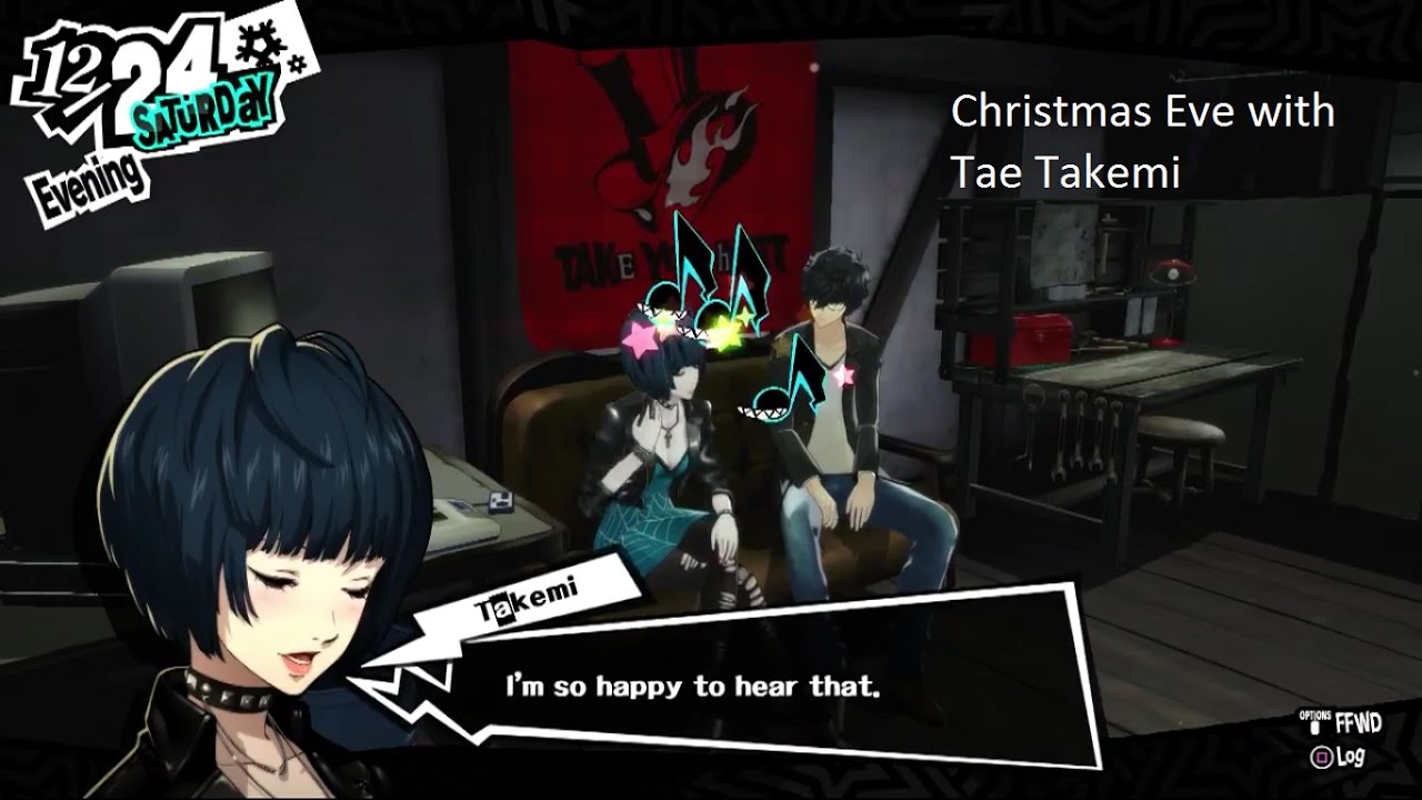 Persona 5 - Christmas Eve with Tae Takemi - YouTube