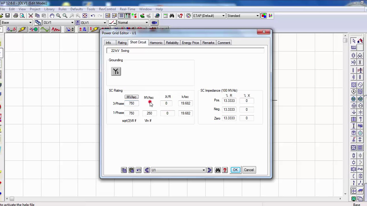 Motor analysis with ETAP part 1: how to build electrical circuit شرح ...