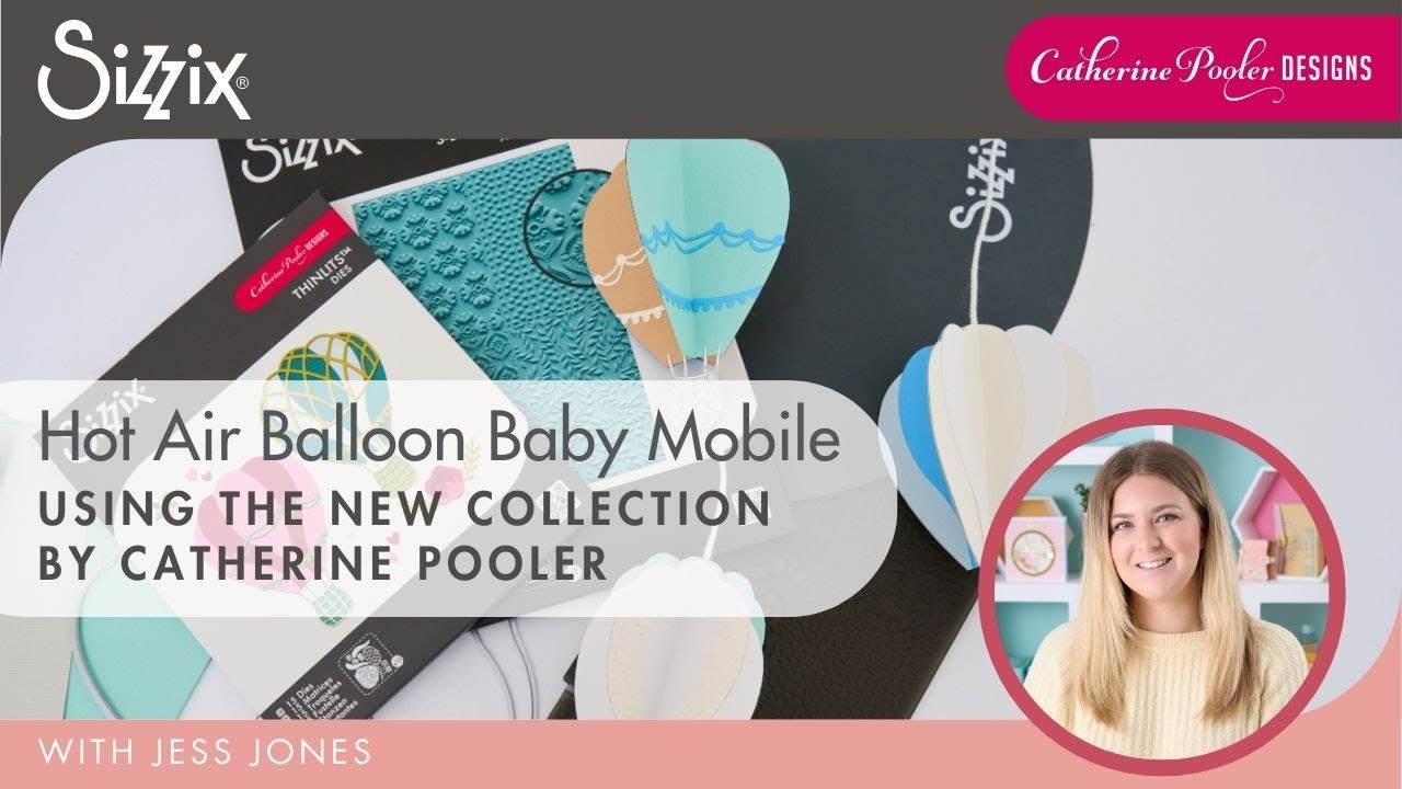 DIY Papercraft Baby Mobile with Catherine Pooler's new collection - YouTube