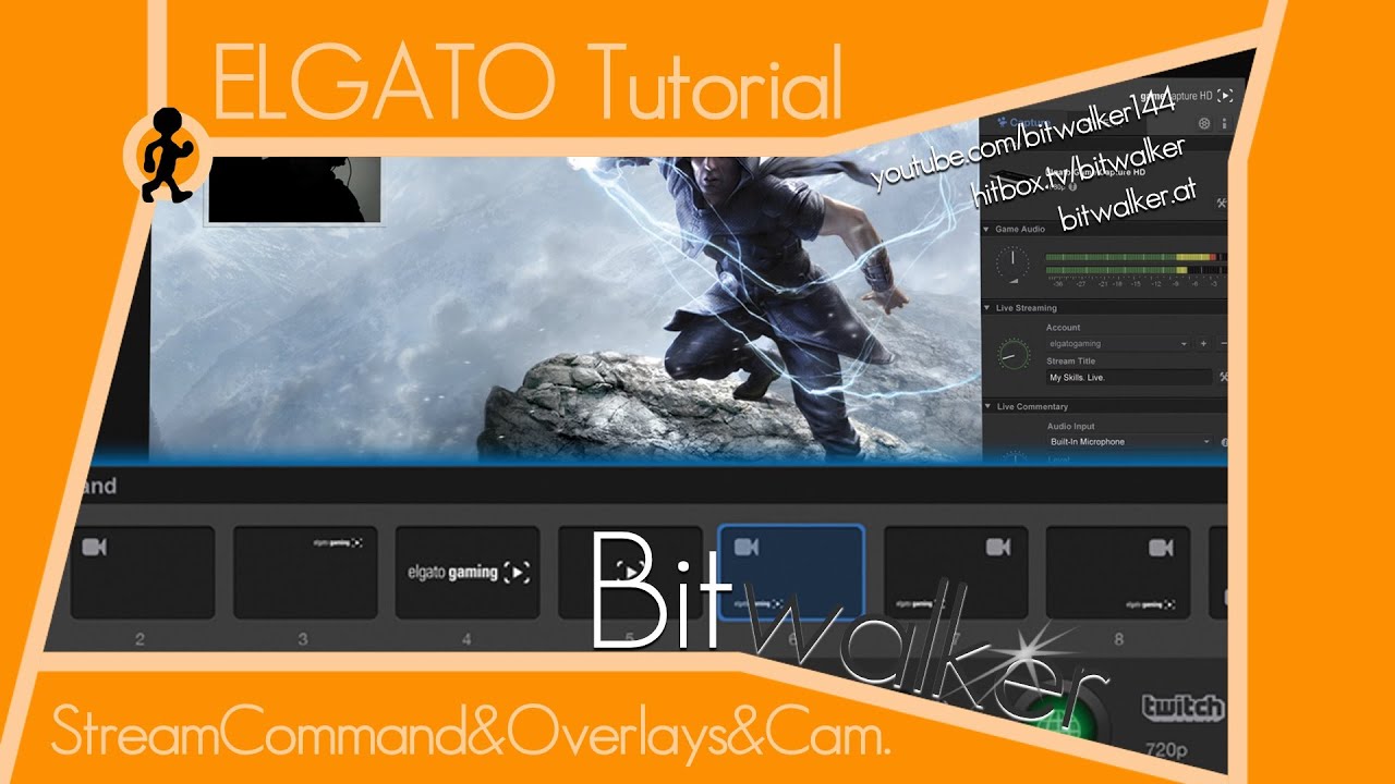 Elgato Game Capture HD TUTORIAL | StreamCommand + Kamera + Overlay ...