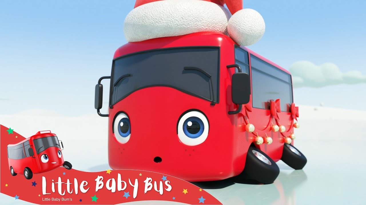 Wheels On The Jingle Bus + More! | Little Baby Bus | Kids Cartoons ...