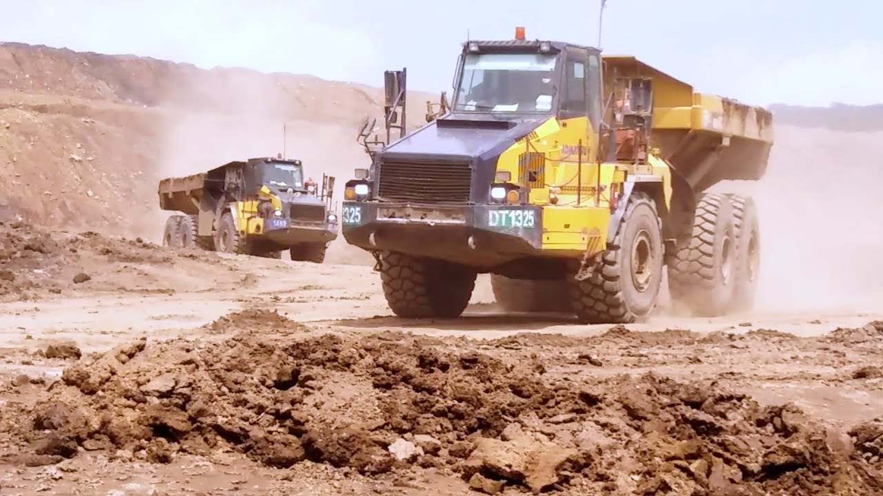 Adt Articulated Dump Truck - YouTube