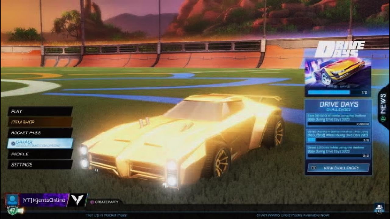 The BEST Golden Car In Rocket League... - YouTube