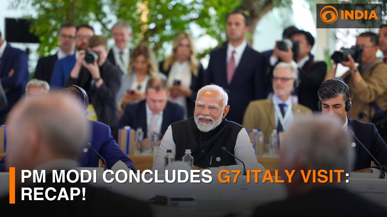 PM Modi Concludes G7 Italy Visit: Recap! | DD India - YouTube