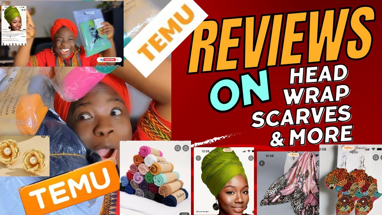 HEADSCARVES & HEADWRAPS You Can Get Online/ Temu / Haul / Tutorial ...