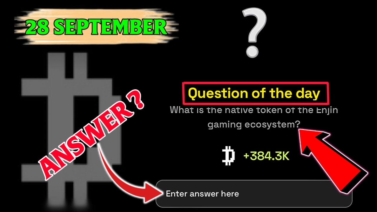 DROPEE Question Of The Day Answer | What is the native token of the ...