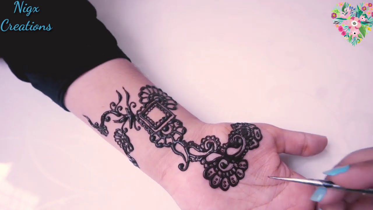 Beautiful and easy Bail style Arabic Mehndi Design II Eid Special ...