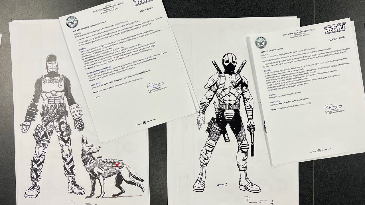 Operation: Recall figure sculpt kickoff - YouTube