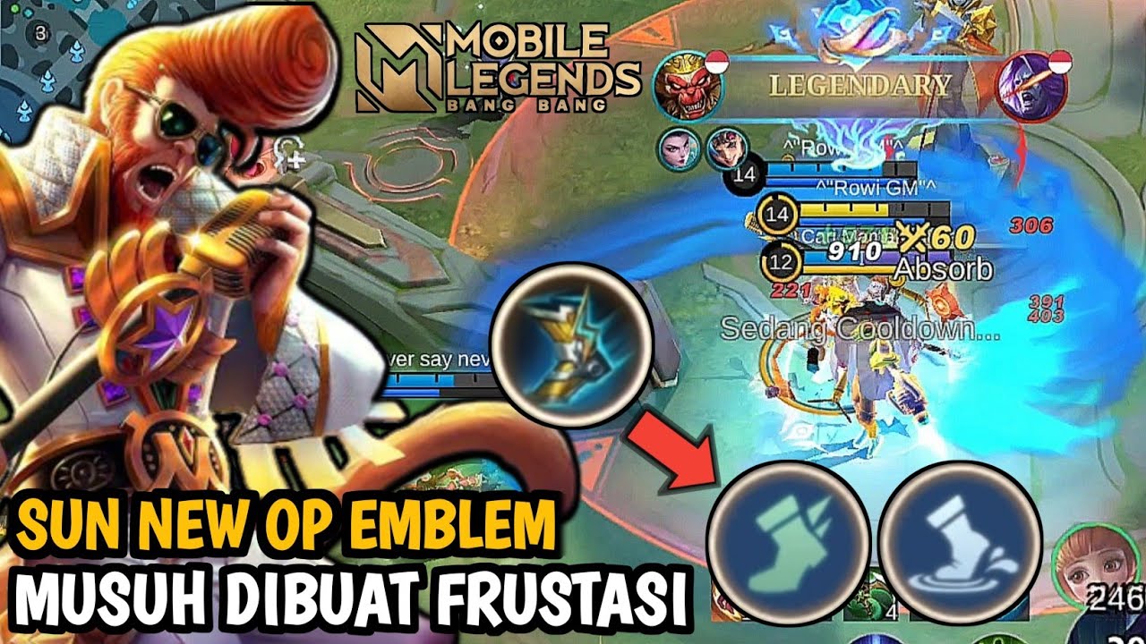 SUN NEW OP EMBLEM !! LARINYA JADI KENCENG MUSUH SAMPE DIBUAT FRUSTASI ...