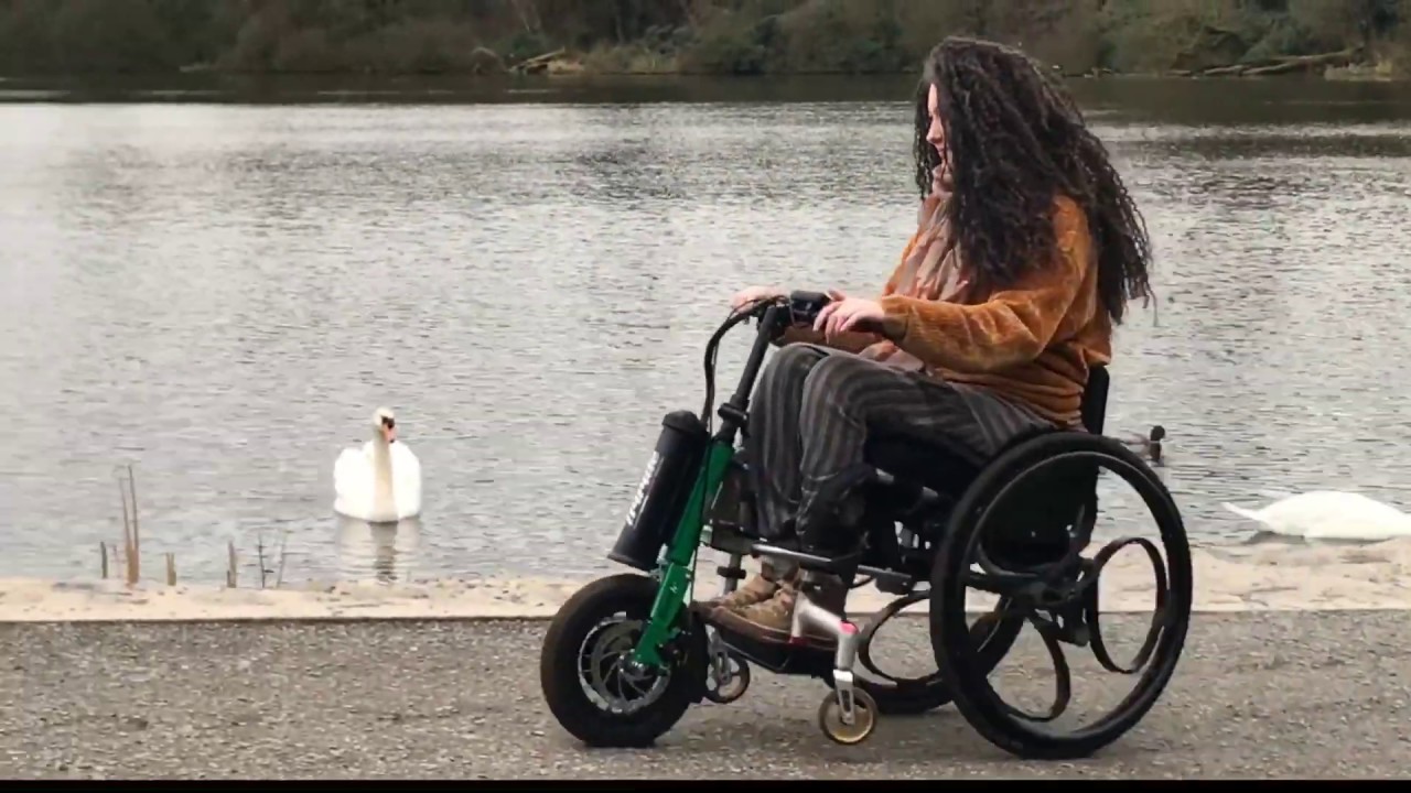 Triride Wheelchair Power Attachment | John Preston Healthcare - YouTube