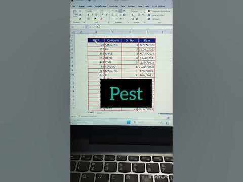 #excel Tricks nd tips #2023 #exceltutorial #exceltips #excelhinditips #excel10tutorial #shorts ...