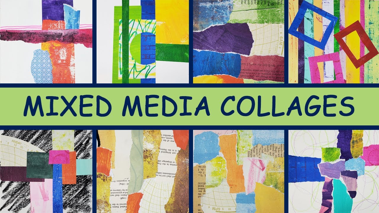 Creating 8 small collages in 8 days (December 24-31, 2022) - YouTube