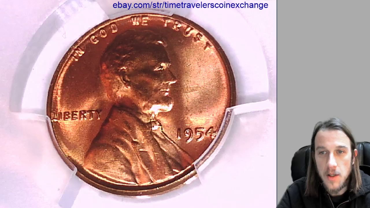 Coin Video of 1954 P Lincoln Wheat Cent PCGS Genuine Wheel Mark - UNC ...