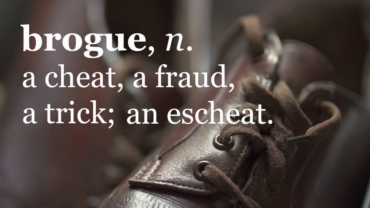 Marina Warner on the meanings of 'brogue' - YouTube