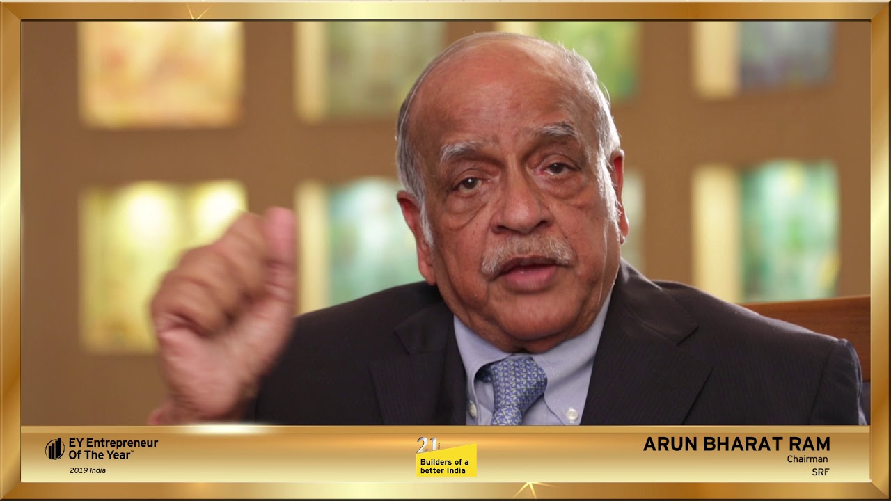 EOY India 2019 'Manufacturing' Category Winner Arun Bharat Ram - YouTube