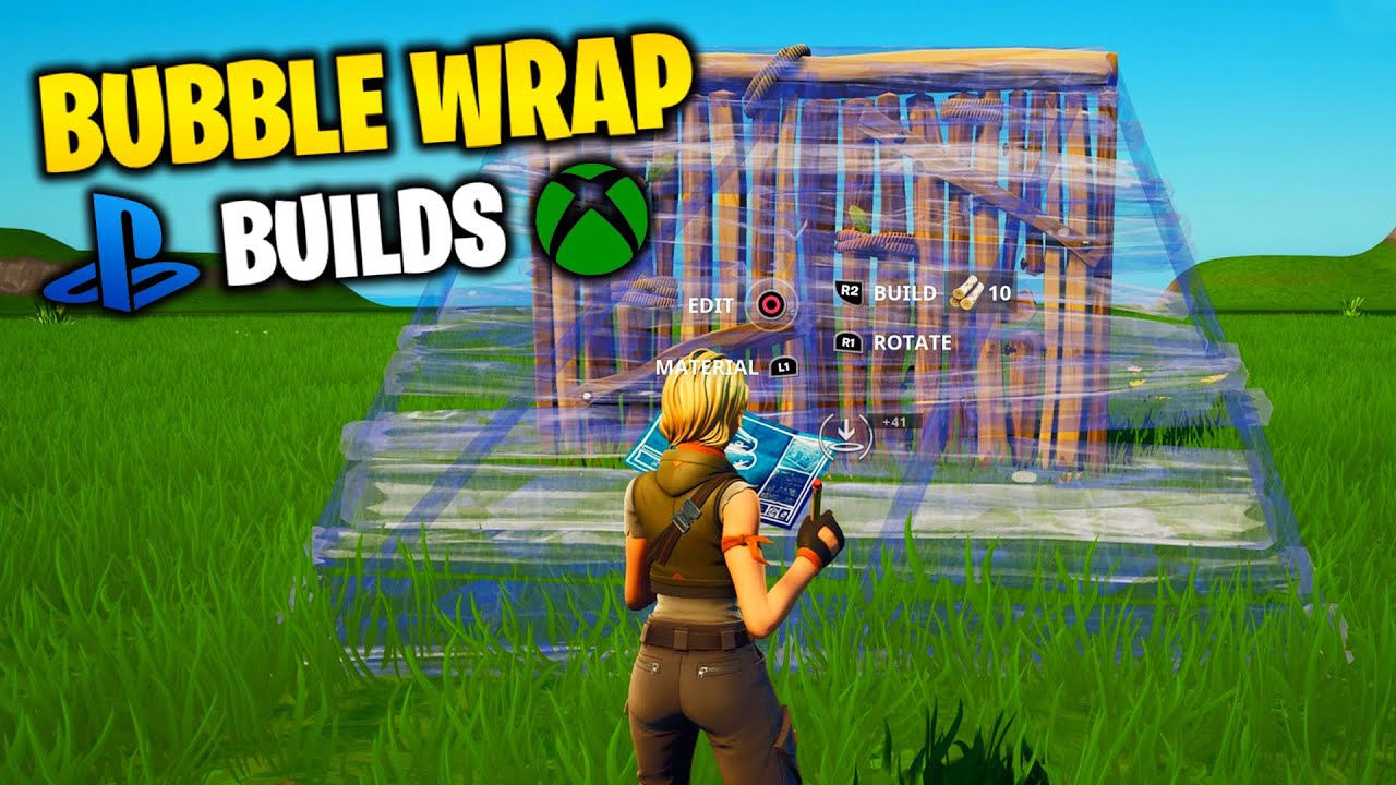 How To Get BUBBLE WRAP BUILDS on Console! (PS4/PS5/XBOX) | Fortnite ...