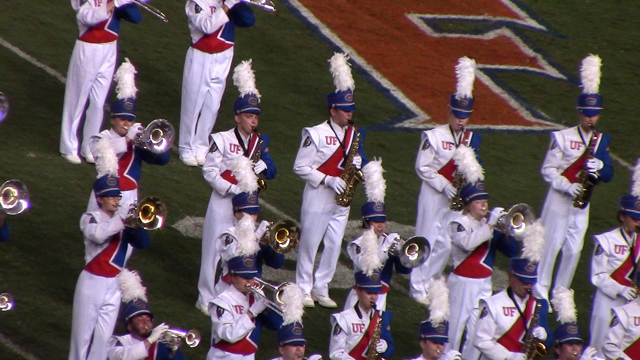 UF Gator Marching Band 09/08/18 - Halftime 3: Let's Groove - YouTube