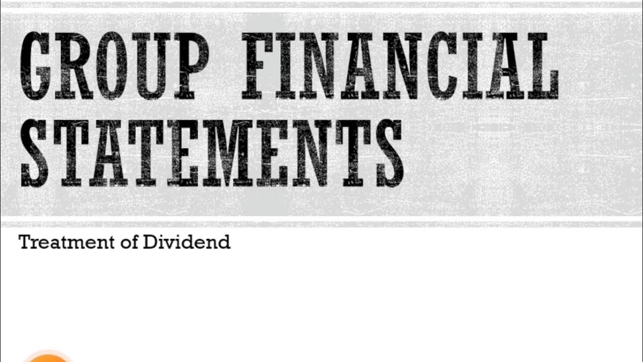Treatment of Dividend | Group financial statements|2 sem Mcom| Calicut University - YouTube
