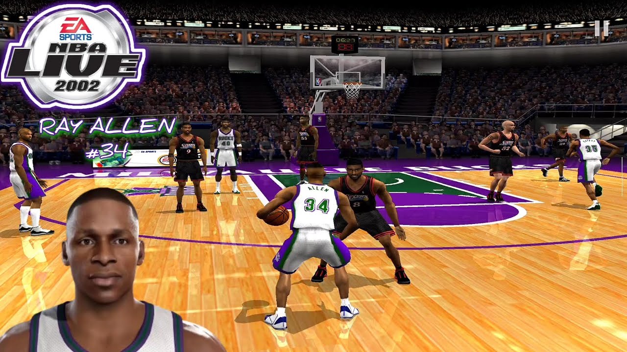 NBA LIVE 2002- BUCKS VS SIXERS 👀🔥🔥🔥 - YouTube