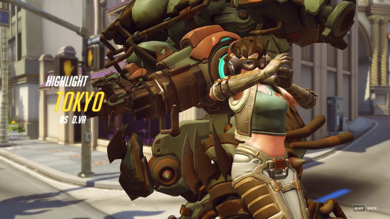 Overwatch D.Va Highlight - YouTube